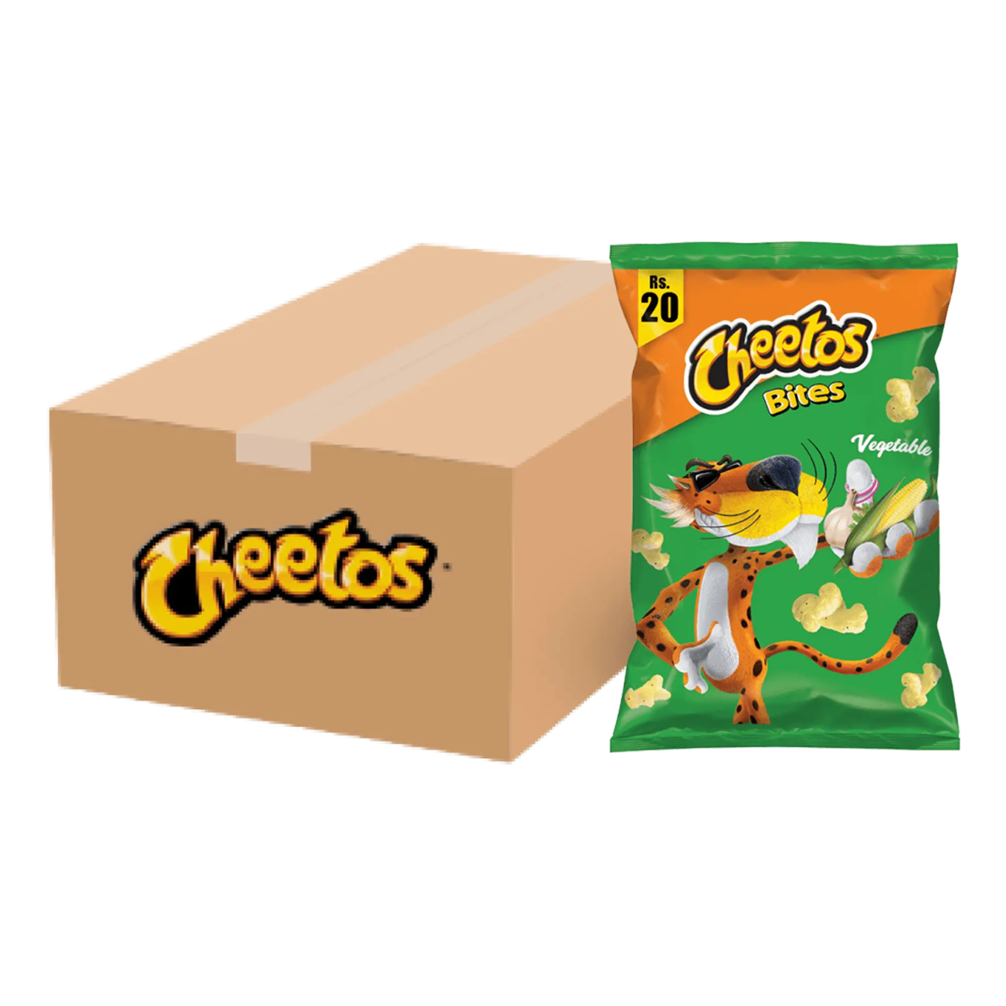 Buy Cheetos Bites Chicken Vegetable Rs. 20 Carton (64 Packs) Online at ...