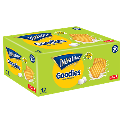 Buy Innovative Goodies Lemon Flavoured Biscuit Rs. 20 Box (12 Packs ...