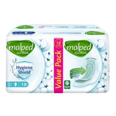 Buy Molped Maxi Thick Large Pads Value Pack (18 Pieces) Online at Best ...