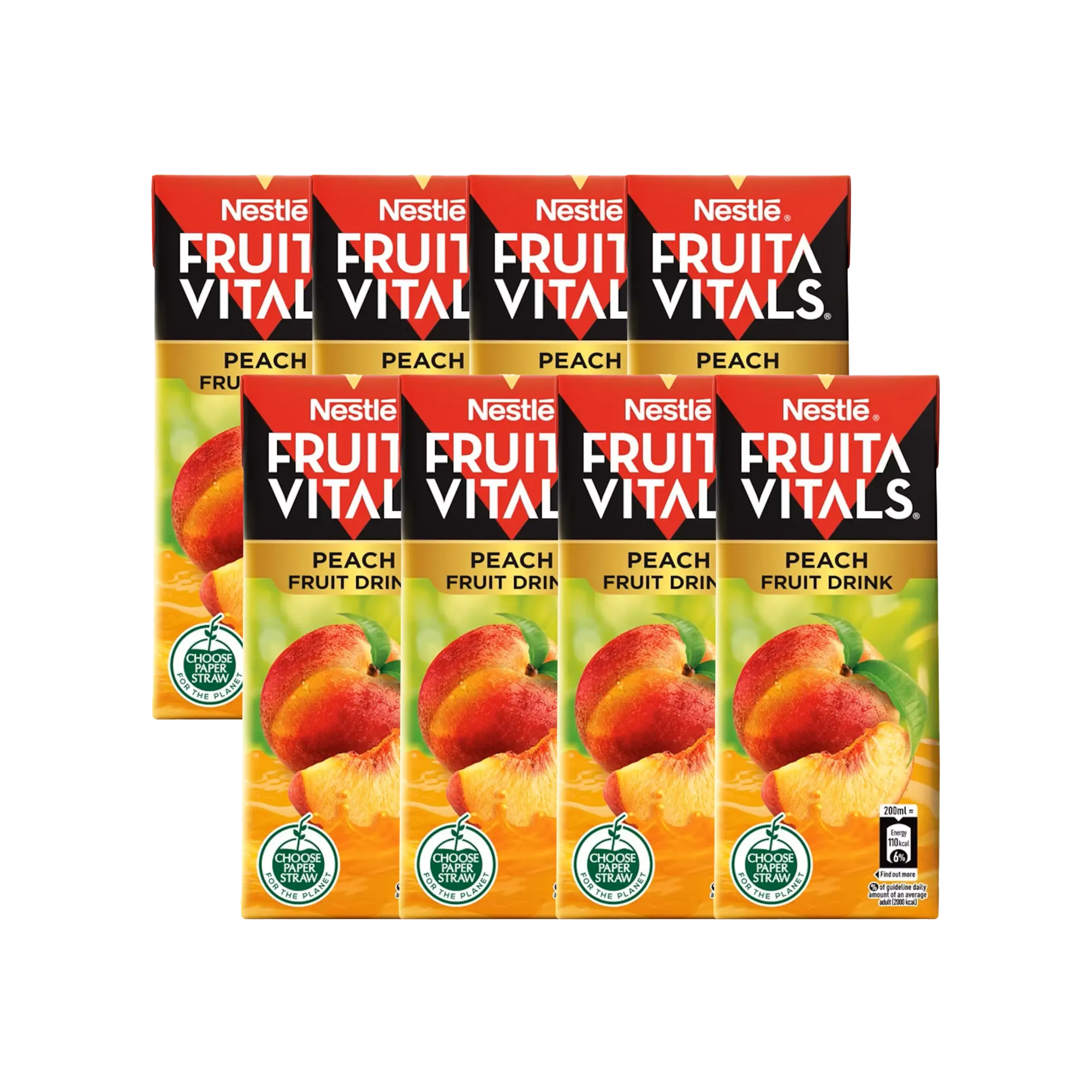 Buy Nestle Fruita Vitals Peach 200ml x8 Online at Best Prices in ...