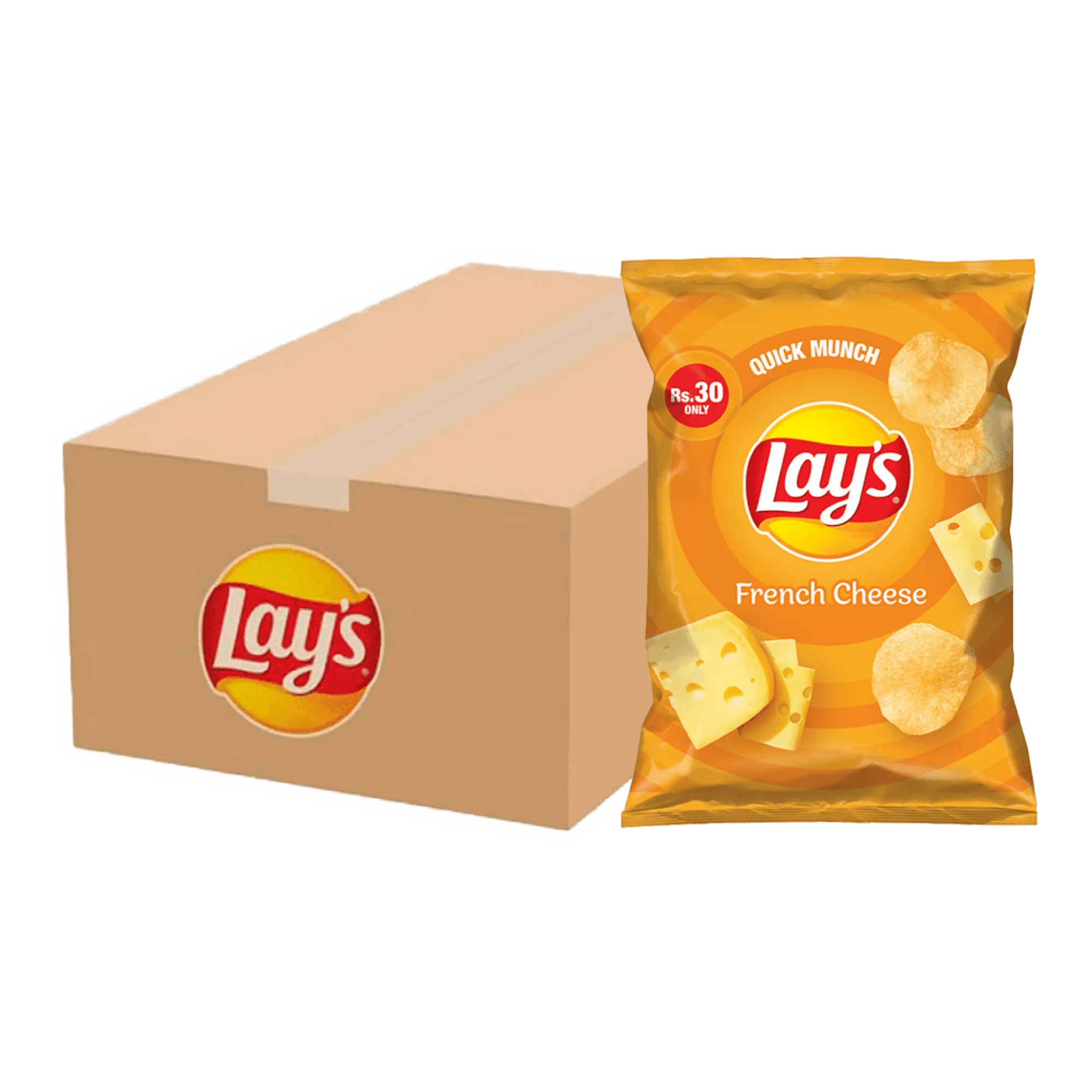 Buy Lay's French Cheese Rs. 30 Carton (36 Packs) Online at Best Prices ...