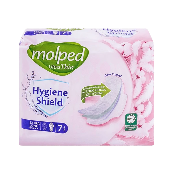 Buy Molped Sanitary Pads Ultra Thin Hygiene Shield XL Pack (7 Pieces ...