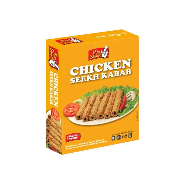 Buy Mon Salwa Chicken Seekh Kabab (12 Pieces) Online at Best Prices in ...