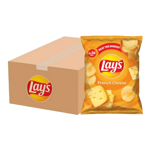 Buy Lay's French Cheese Rs. 50 Carton (24 Packs) Online at Best Prices ...
