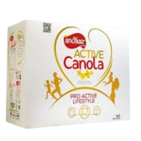 Buy Andaaz Active Canola Oil 1 Litre Carton Online at Best Prices in ...